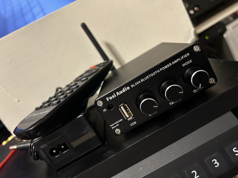 Fosi Audio BL20A Bluetooth Mini Amplifier with pre-amp Output and ...