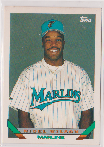 Nigel Wilson Marlins Outfielder 1993 Topps Card # 426 | eBay
