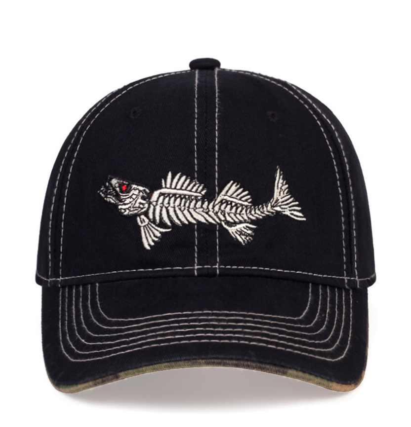 Fishbone Polo Style Cotton Baseball Cap Ball Dad Hat Adjustable Men Women | eBay
