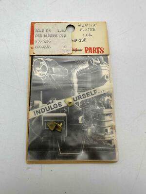 Cal Scale Ho Super Detailing Parts #190-238 PRR Number Plates NOS | eBay