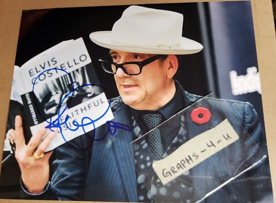 ELVIS COSTELLO SIGNED AUTOGRAPH COA y | eBay