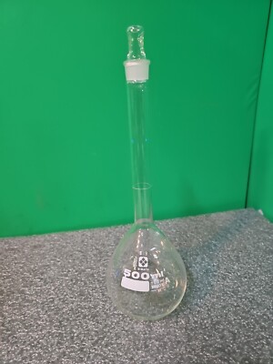 SIBATA 500ml CLASS A VOLUMETRIC FLASK | #19 | Flat Bottom Boiling Flask | eBay