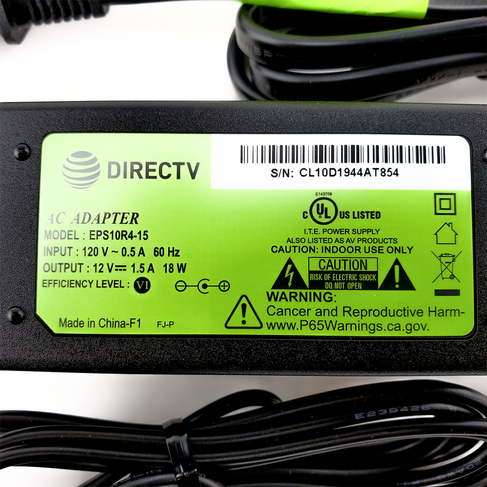 FYL DirecTV H25 Receiver Power Supply HD MPEG4 Original DirecTV Part ...