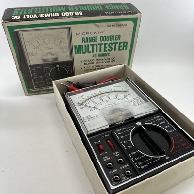 Multimeters - Vintage Micronta Ranges Doubler Multitester