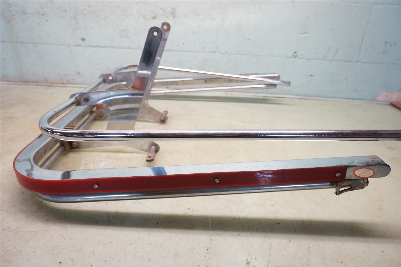 Harley Saddlebag Guard Rails Panhead Shovelhead Bobber Light Bar *2743 ...