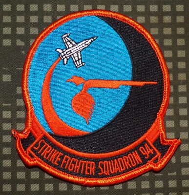 USN Navy VFA-94 Strike Fighter Squadron 94 Full Color Embroidered Patch ...