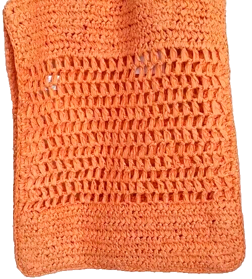 Old Navy Womens Straw-Paper Crochet Tote Beach Bag Lightweight Sunfish ...