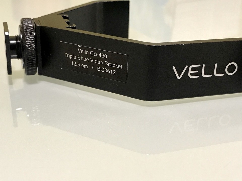 VELLO CB-460 Triple Shoe V-Bracket | For Video Lights/Microphones ...