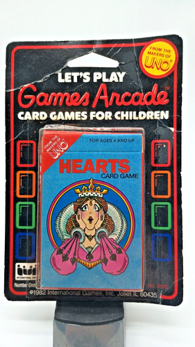 Vintage 1982 HASBRO LETS PLAY GAMES ARCADE HEARTS CARD GAME, NO.2075 | eBay