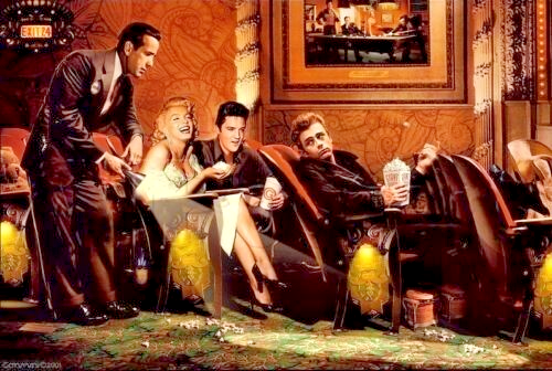 Art Print Poster Marilyn Monroe, Elvis, Dean Cinema Hollywood 50 x 70cm ...
