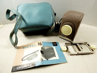 VTG Minolta Mini 35 Slide Projector Case & Slide Rail instructions ...