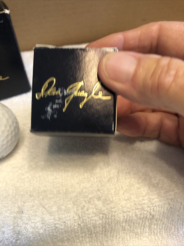 3 Single ball box/pack of Official Dan Quayle vice presidential golf ...