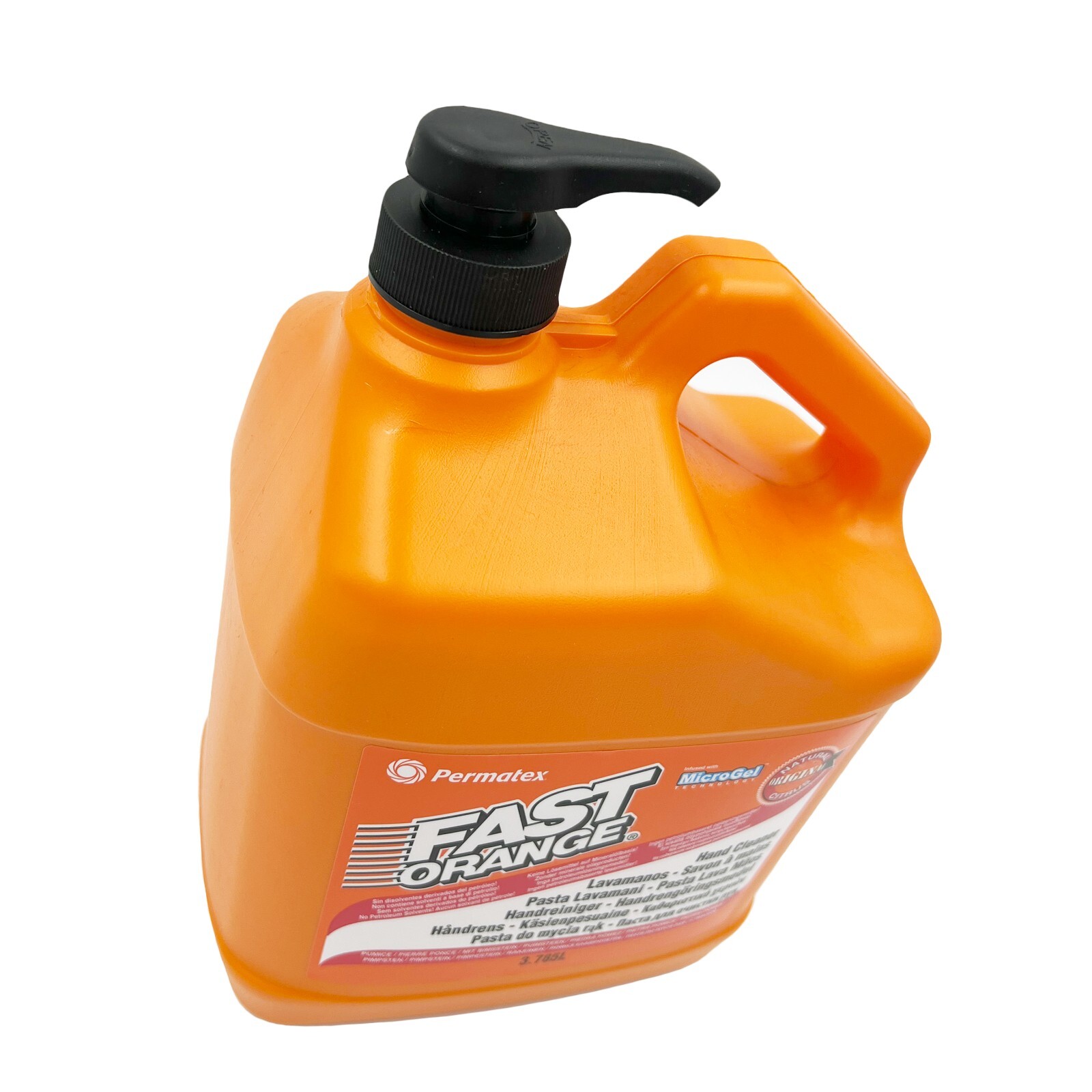 Permatex Fast Orange Fine Pumice Lotion Hand Cleaner with Pump - 3.78 L ...