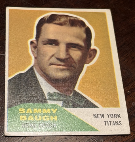 1960 Fleer - Sammy Baugh #20 HOF VG+ | eBay