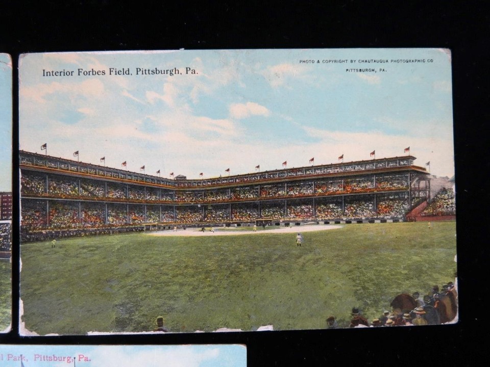 (3) 1910's Forbes Field Pittsburgh Pirates Baseball Stadium Postcard ...