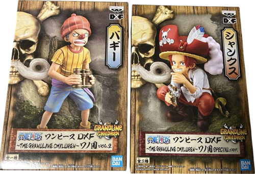 One Piece Dxf Shanks Buggy Figure Set of 2 The Grandline Childhood ...