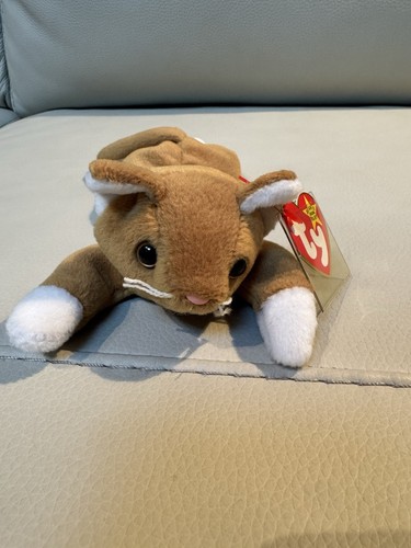 GoldenNip Ty Beanie Baby Cat 3rd 2nd Gen White Paws Rare Tush Tag ...