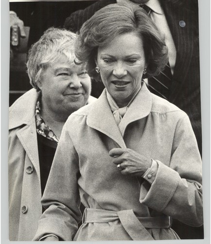 US 1st Lady ROSALYNN CARTER & Gov. DIXY LEE RAY 1979 Press Photo ...