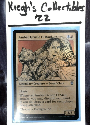 Mtg Amber Gristle O'Maul *Foil Showcase* | eBay