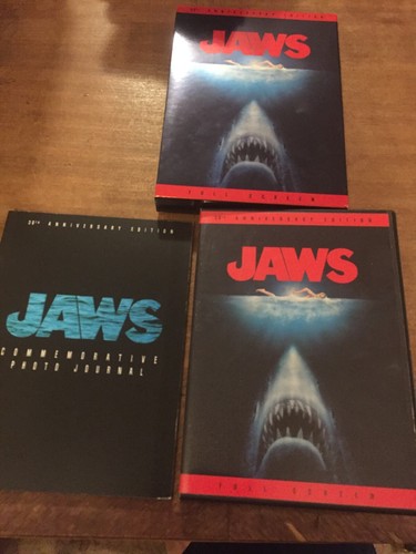 JAWS- 30TH ANNIVERSARY EDITION- DVD- 2005- WITH BOOKLET 25192818028| eBay