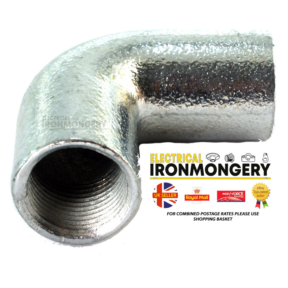 20mm Metal Conduit Boxes, Bends, Elbow, Tees, Fittings Galvanised ...