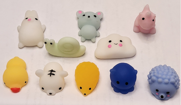 *NEW* 50 Piece Glow In The Dark Squishy Toys Mochis Individually ...