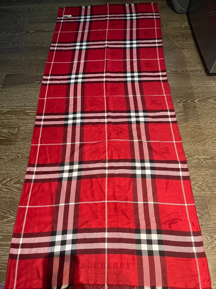 Burberry Pattern Red