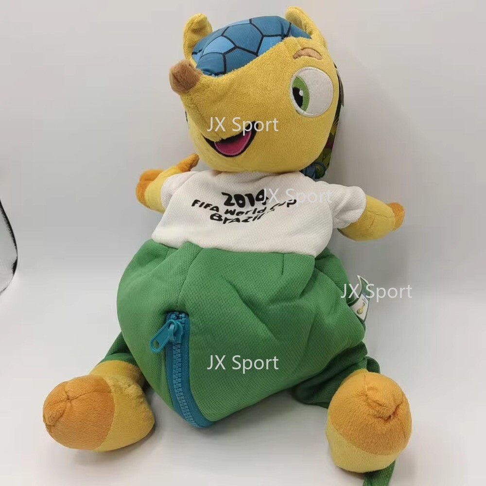 2014 Brazil Soccer World Cup Mascot Fuleco Plush Shape Authentic 1 | eBay