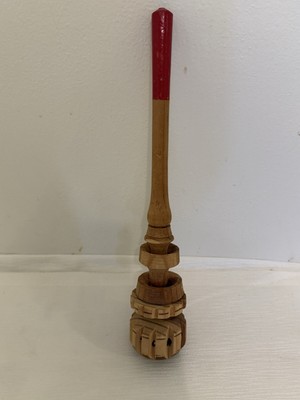 Mexican Molinillo Whisk Hot Chocolate Stirrer Handmade Carved Wood 14 ...