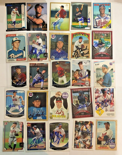 Twenty-Five (25) Hand Signed Baseball Cards Lot C | eBay