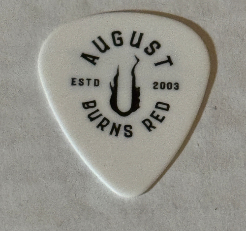 AUGUST BURNS RED BAND ABR GUITAR PICK ESTABLISHED 2003 TOUR STAGE ...