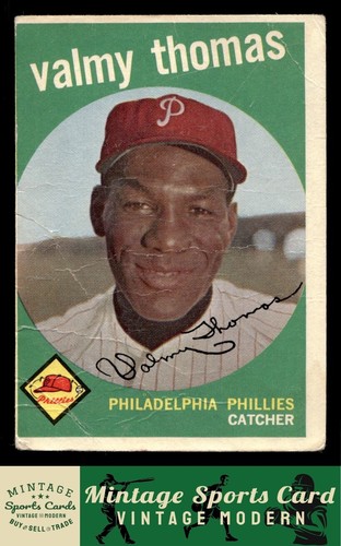 1959 Topps - Valmy Thomas - #235 Philadelphia Phillies | eBay