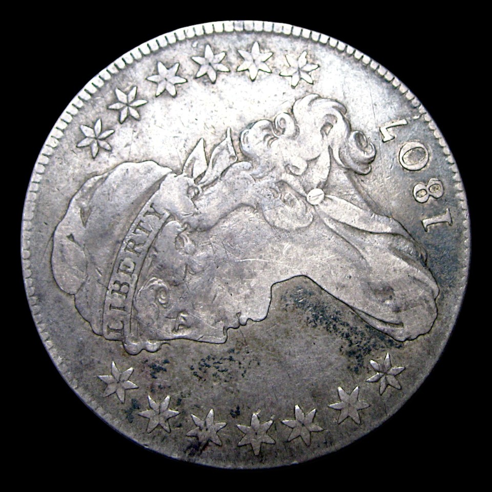 1807 Capped Bust Half Dollar Silver ---- Nice Coin ---- #735V | eBay