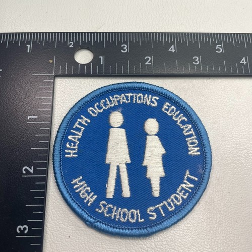 Vtg HEALTH OCCUPATIONS EDUCATION HIGH SCHOOL STUDENT Patch S28D | eBay