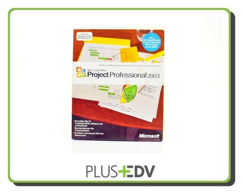 Microsoft Project Professional 2003 Vollversion deutsch H30-00516 | eBay.de