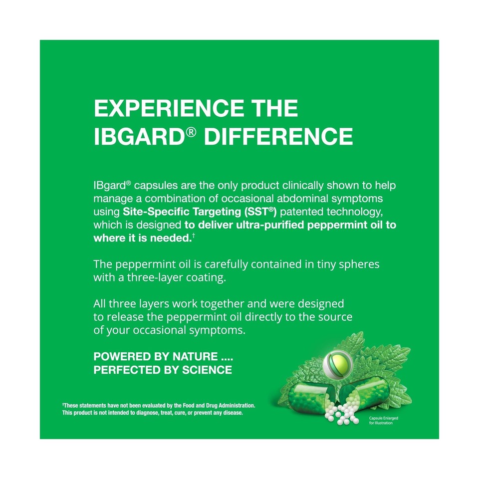 IBgard Daily Gut Health Support Dietary Supplement, 48 Capsules ...