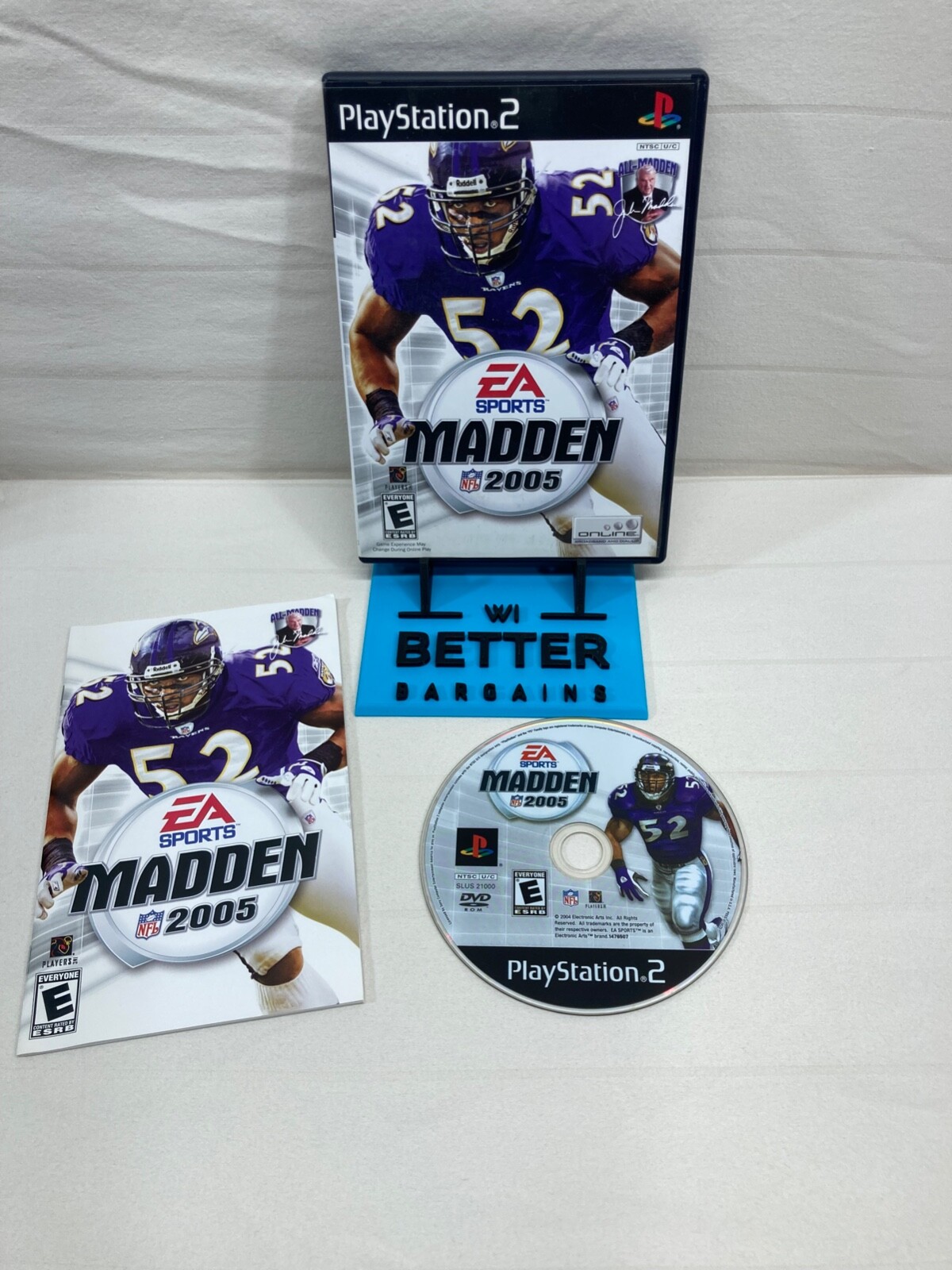 Madden NFL 2005 (PS2, 2004) Complete w/ Manual CIB Black Label ~Tested ...