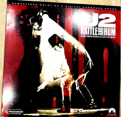 RARE PRINT U2 Rattle And Hum, 1988, Music Laserdisc, Remastered Dolby ...