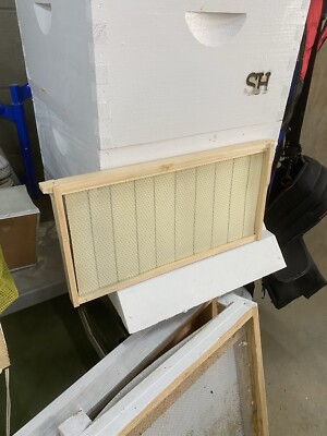 25 pound box (approx 175 sheets) Wax for beehive. For Deep frames ...