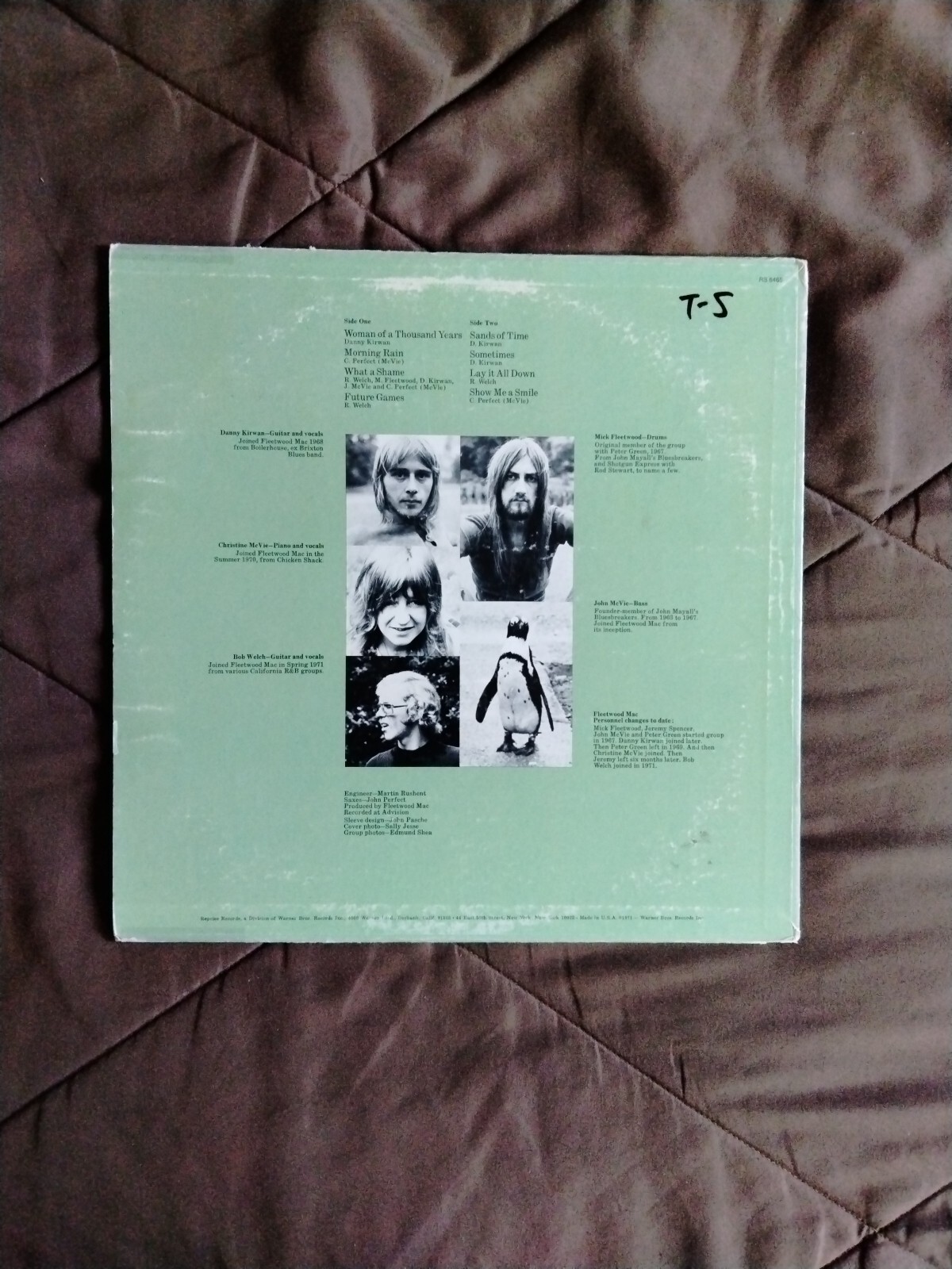 Fleetwood Mac~Future Games~ Reprise Records (6465) Wax Strong VG+ | eBay