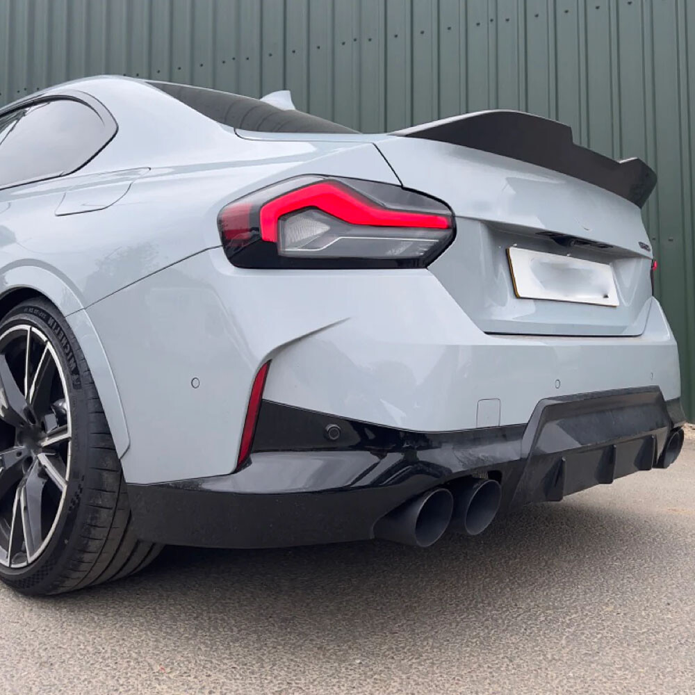 Fits BMW G42 Coupe 220i 230i 22UP REAL CARBON Rear Bumper Diffuser Lip ...