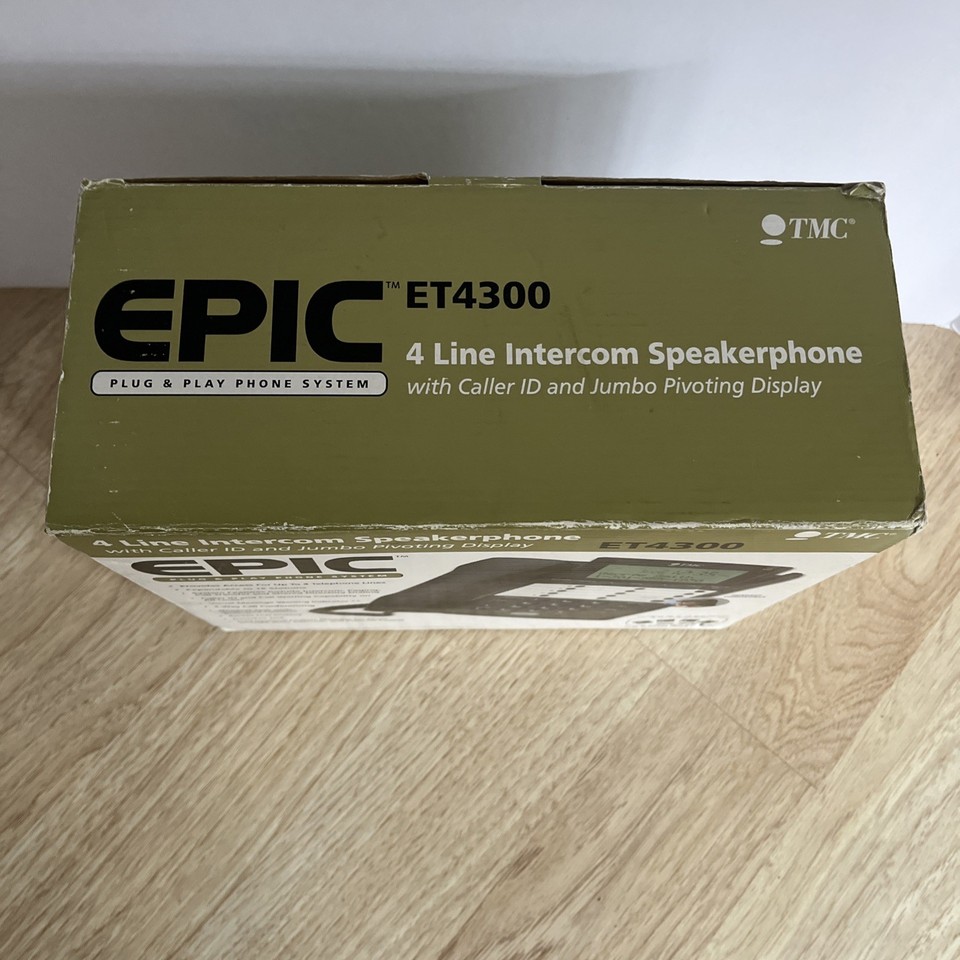 TMC Epic 4 Line Intercom Speakerphone Full-Featured Intercom Multi ...