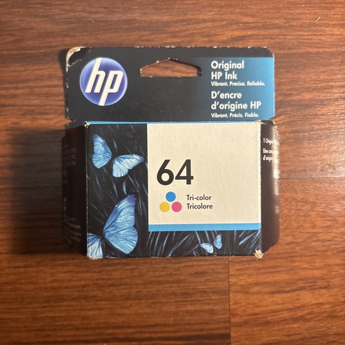HP 64 Tri-Color Ink Cartridge - New In Box | eBay
