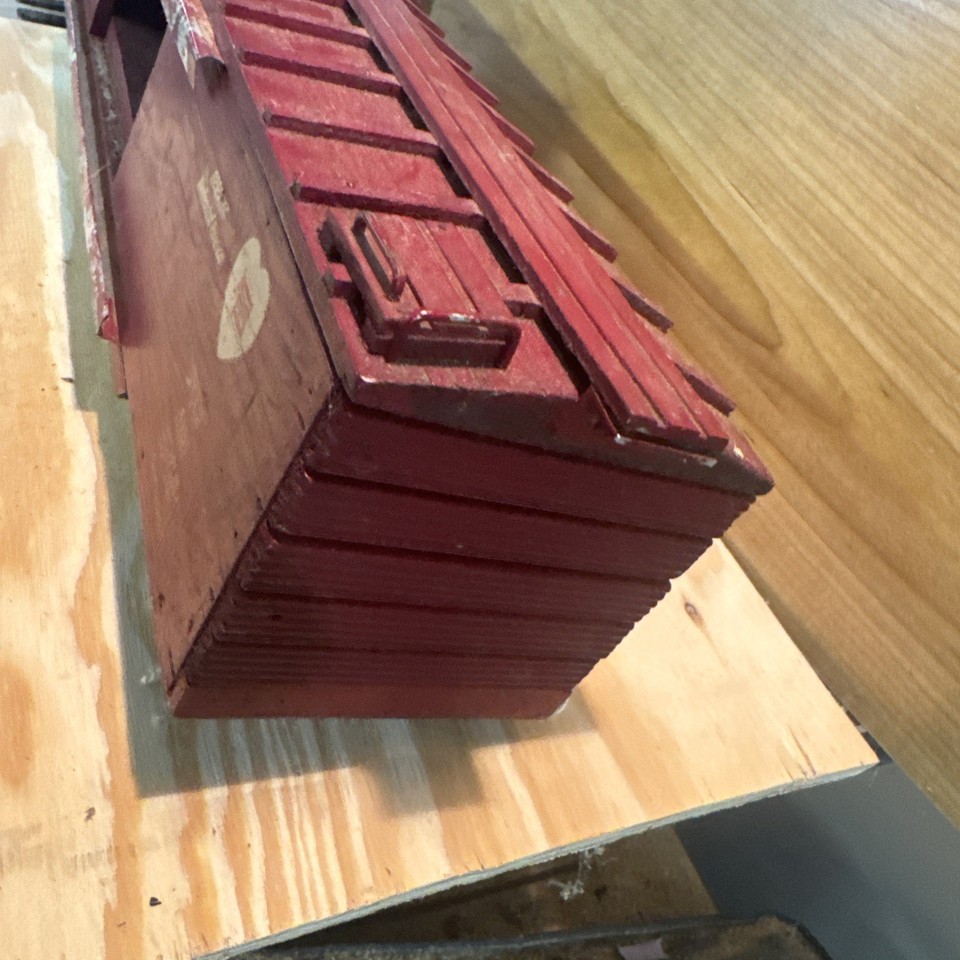 (G) Custom G-Scale Built Red Train. WABASH. No wheels. | eBay