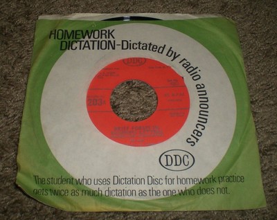 Brief Forms In Business Letters Dictation Disc~7" Educational Typing ...