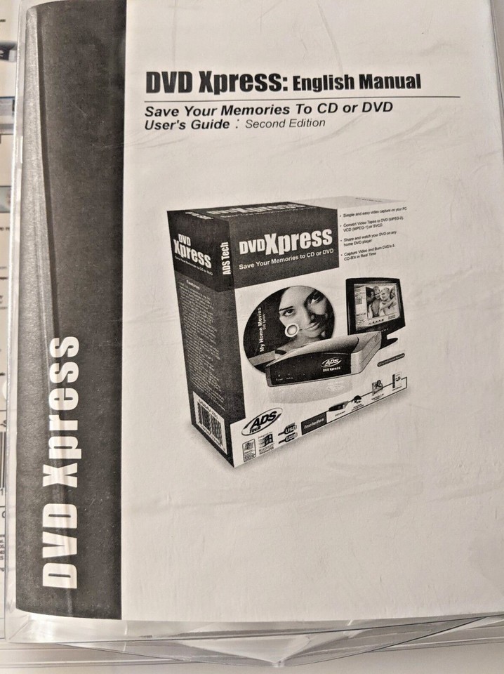 ADS Tech DVD Xpress Transfer Videotapes to CD / DVD USBAV-701-SK-E | eBay