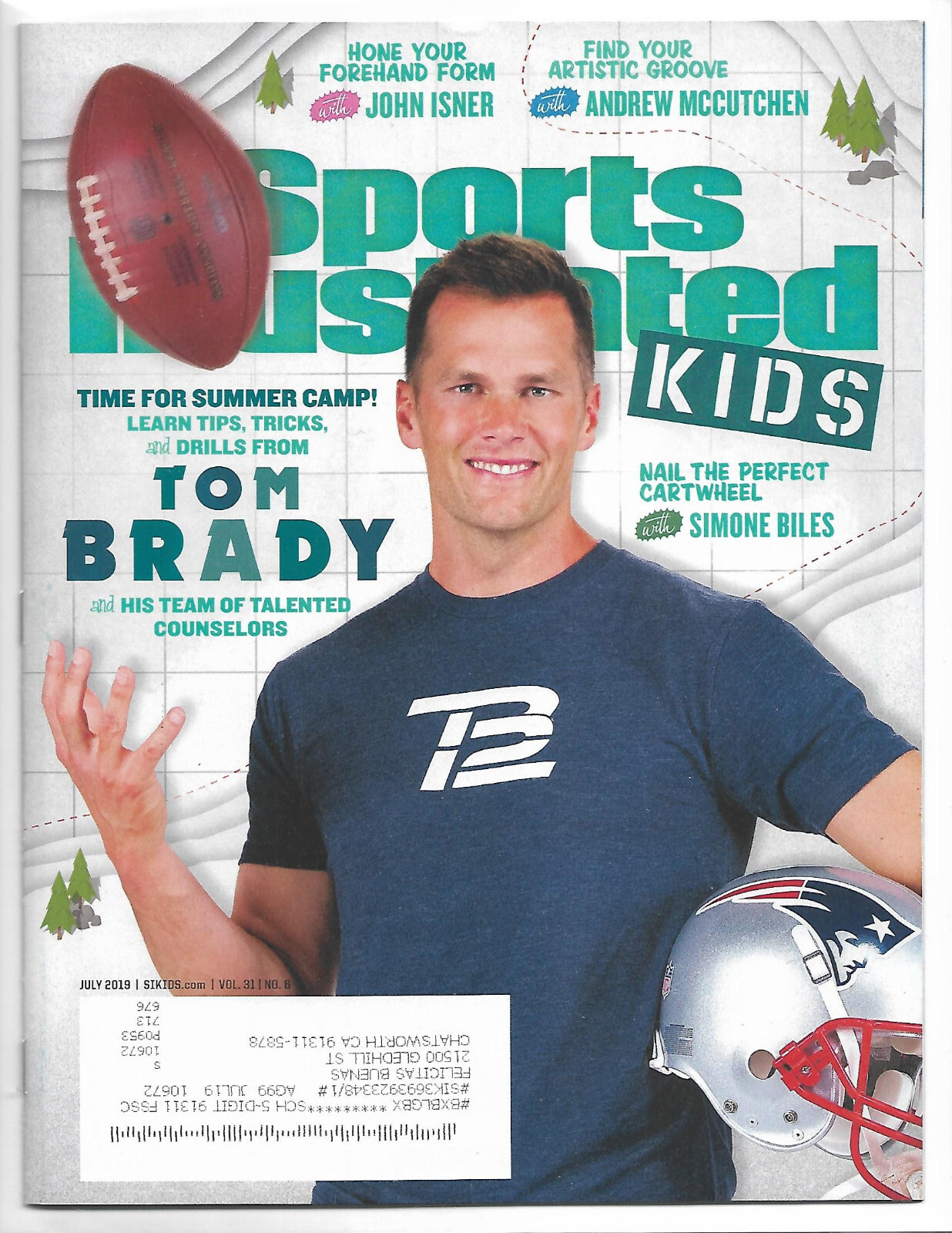 Sports Illustrated Kids- July 2019- Viktor Hovland rookie card inside+ ...