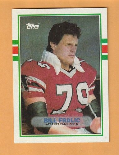 Bill Fralic Atlanta Falcons 1989 Topps #347 Pittsburgh Panthers 8O | eBay