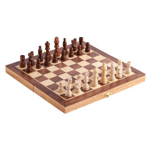 Extra Large Chess Wooden Set Folding 38 x 38cm Wood Board Game ...