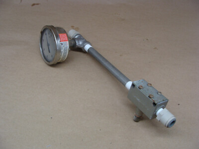 ASHCROFT 0- 30 PSI PRESSURE GAUGE AND SMC AS3000 INLINE FLOW SPEED ...